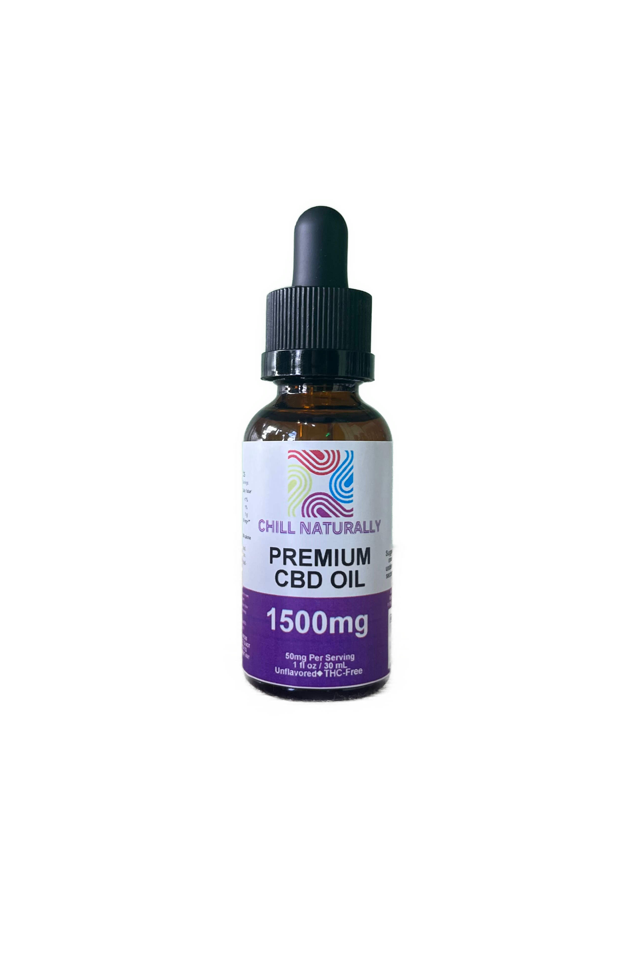 Premium CBD Oil | THC Free Tincture | Chill Naturally™ | Delta 9 THC Drinks