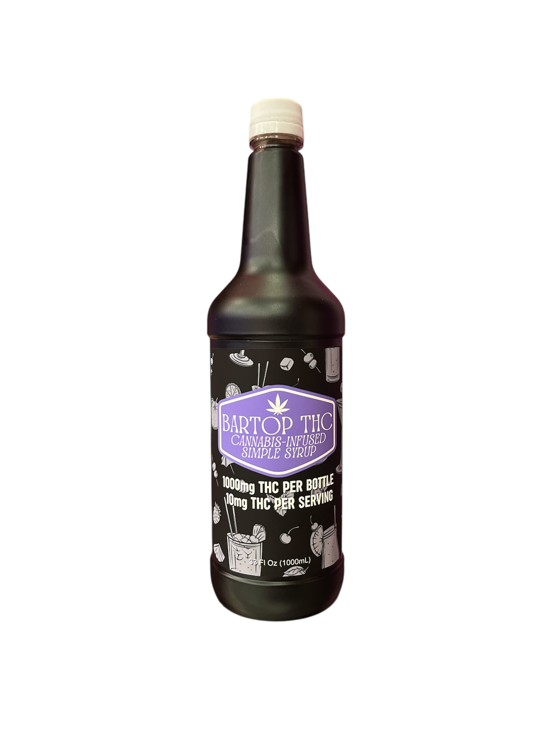 Bartop Thc™ Simple Syrup 1000mg Thc Chill Naturally™ Delta 9 Thc Drinks